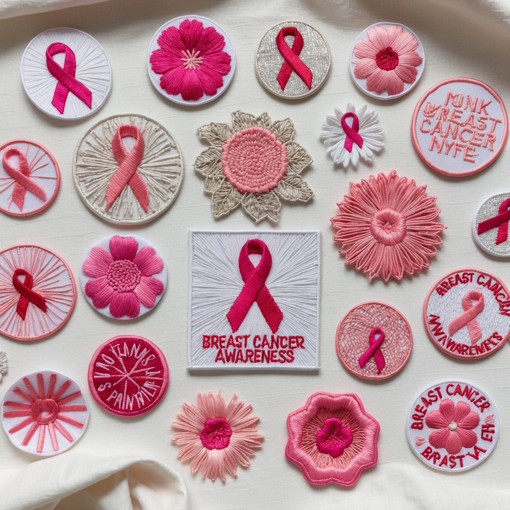 Spread the Message: How Custom Embroidered Patches Raise Breast Cancer ...